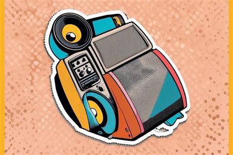 Premium Photo Halftone Loudspeaker In Hand Vintage Collage Element