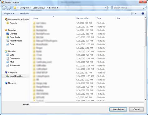 C Folder Browser Dialog Like Open File Dialog Stack Overflow