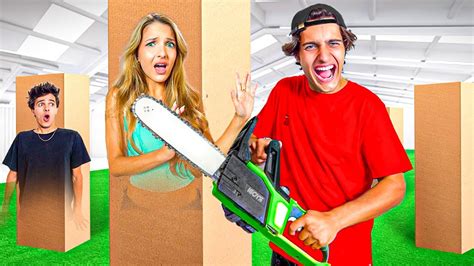 Extreme Hide And Seek In Boxes Challenge Youtube