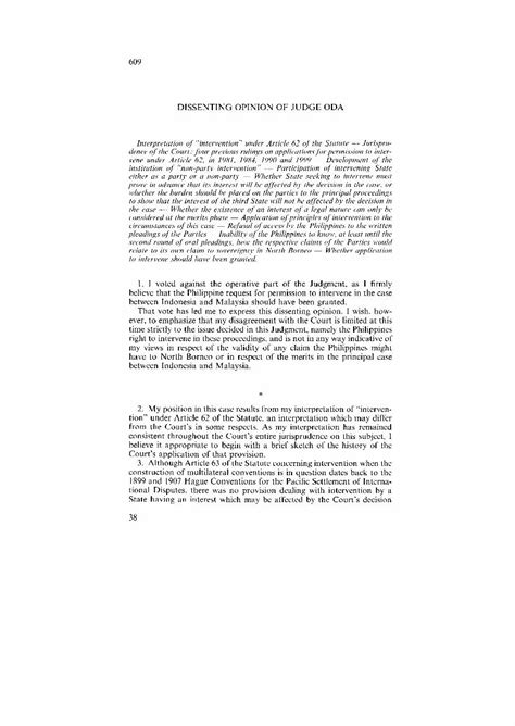 PDF Dissenting Opinion Of Judge Oda DOKUMEN TIPS