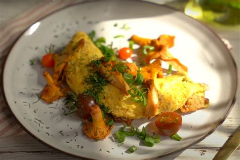 Posmakuj Polski Omlet Z Kurkami Idealny Pomys Na Niadanie Przepis