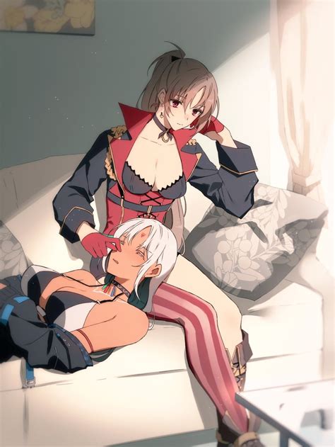 Jean Bart And Massachusetts Azur Lane Drawn By Amazuki Jou Danbooru