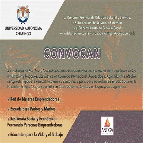 Servicio social en la Fundación Antigua A C