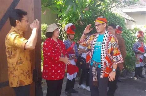 Kunjungi Workshop KaTa Kreatif Di Jogja Sandiaga Uno Dorong Pelaku