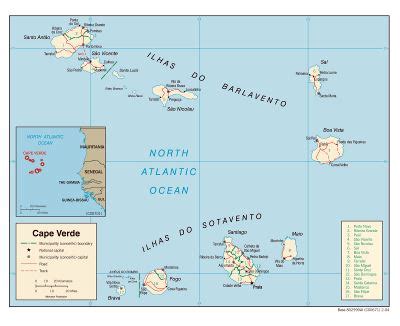 Mapas de Cabo Verde Colección de mapas de Cabo Verde África Mapas