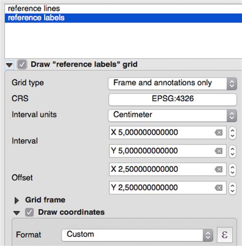 Kartoza Create A Custom Reference Grid In QGIS Composer