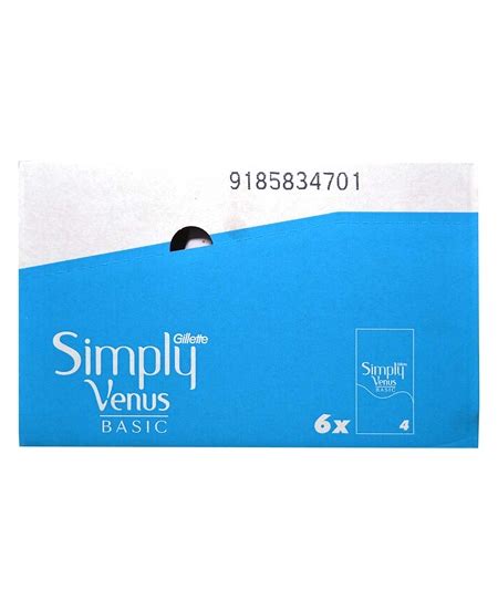 Gillette Venüs Simply 3 Tıraş Bıçağı 4 lü Poşet Basic 7702018456758