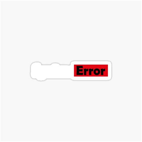 syntax error programming errors sticker for sale by quick hub redbubble