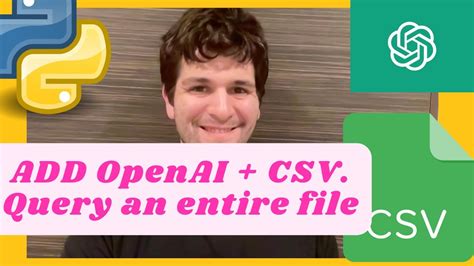 How To Use Openai And Langchain To Analyze Your Csv Files With Ai Youtube