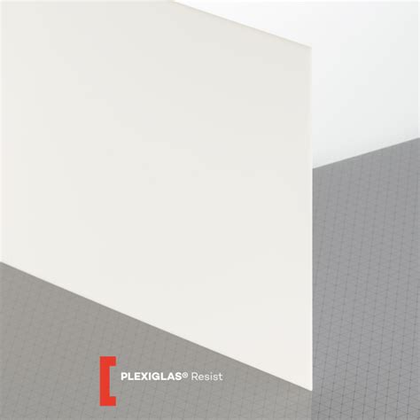 PLEXIGLAS RESIST 65 wit GEËXTRUDEERD wit WRN65 3 3 050 x 2 050