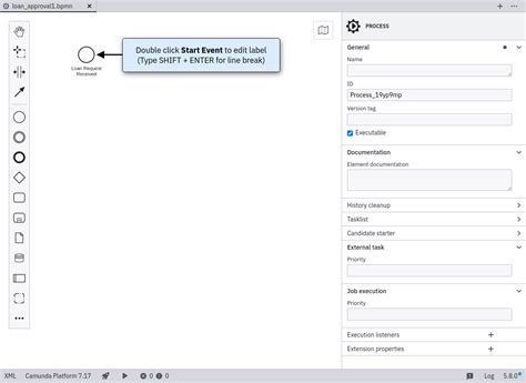 Modeling A BPMN 2 0 Process Docs Camunda Org