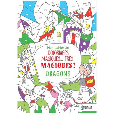 Mon cahier de coloriages très magiques Dragons Hachette chez Rougier Plé