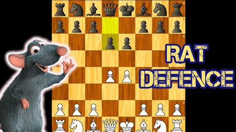 RAT DEFENCE SMALL CENTRE DEFENCE CHESS BLITZ GAME QUEEN PROMOTION