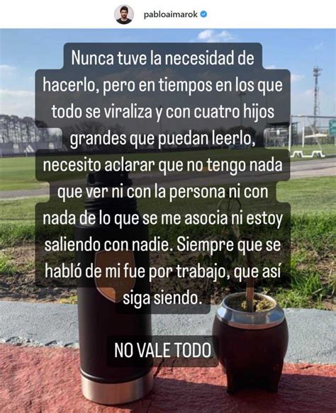 Pablo Aimar Respondi A Los Rumores Que Indican Que Lo Dejaron Por