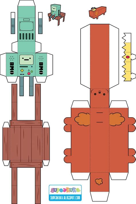 Descargar Plantillas De Papercraft De Tu Series Animadas Favoritas