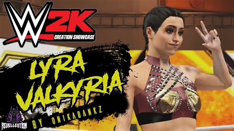 WWE 2K Creation Showcase Lyra Valkyria WWE2K23 WWE YouTube