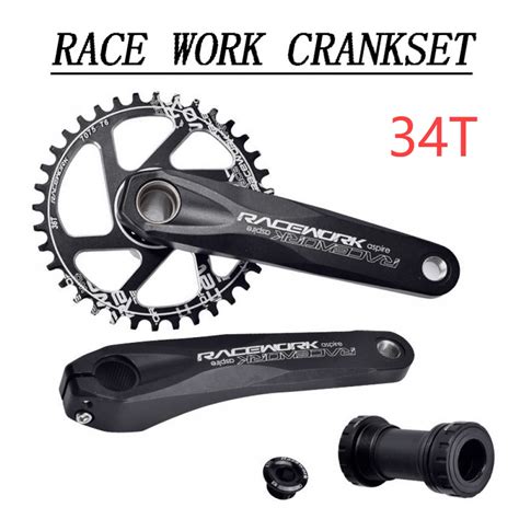 Racework Gxp Crankset 170MM 34T 36T 38T 8 11Speed Aluminum Alloy