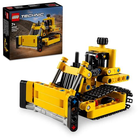 LEGO Technic Heavy Duty Bulldozer Set 42163 195 Pieces Amazon In
