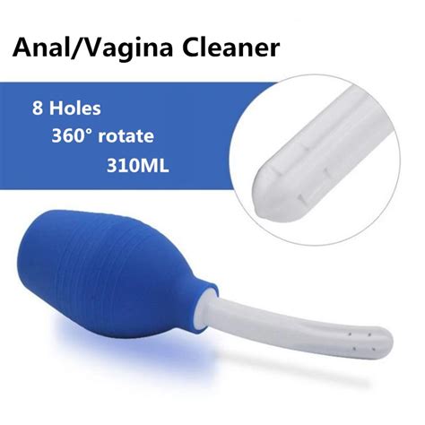 310ML Soft Medical Silicone Anal Douche Cleaner Vaginal Cleaner Enema