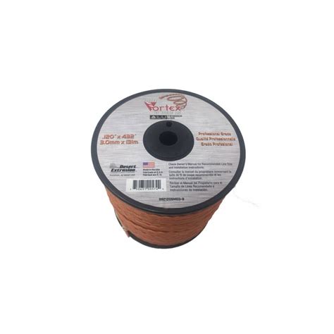 FIL NYLON TORSADE VORTEX ALU 3 0 X 131M ORANGE BOBINE