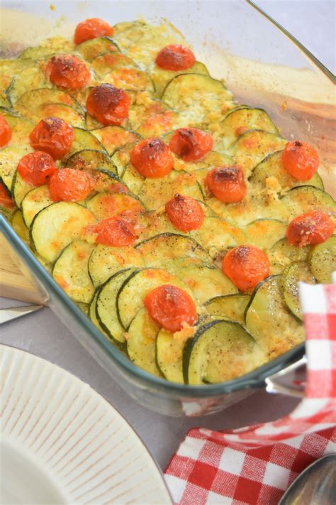 Gratin de courgettes à l italienne recette légère