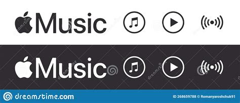 VINNITSA UKRAINE FEBRUARY 7 2023 Apple Logos Apple Music Logo