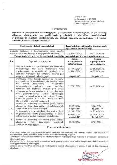 REKRUTACJA DO PRZEDSZKOLI SAMORZĄDOWYCH NA ROK SZKOLNY 2024 2025