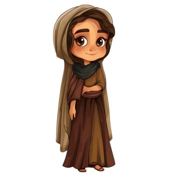 Sara De Dibujos Animados Del Personaje De La Biblia PNG Dibujos Png