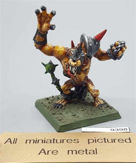 Warhammer Fantasy Skaven Blood Bowl Rat Ogre Ogor Headsplitter Metal