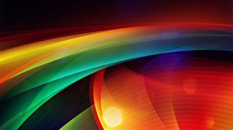 Wave Abstraction Creativity Fractal Ray Multi Colored Style