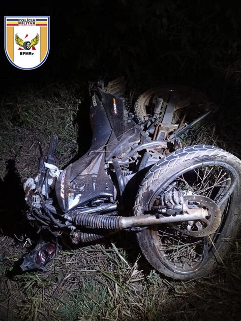 Batida Frontal Entre Moto E Caminhonete Na MGC 214 Deixa Um Morto E