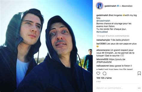 PHOTO Le tendre moment père fils de Gad Elmaleh et son petit Raphaël