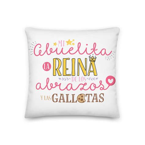 Cojín personalizado Eres la mejor abuela del mundo Kembilove