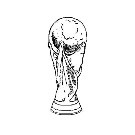 Coloriage de la Coupe de Football 2018 Coloriage à imprimer gratuit