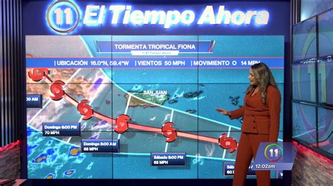 Boletín 11am Emiten aviso de tormenta tropical para Puerto Rico