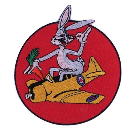 Écusson Patch brodé BUGS BUNNY US Air Force WW II DAN MILITARY