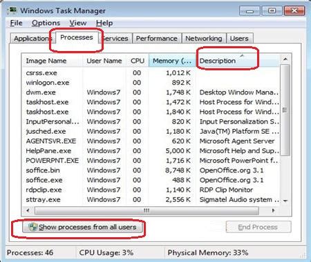 View Running Processes In Task Manager On Windows 7