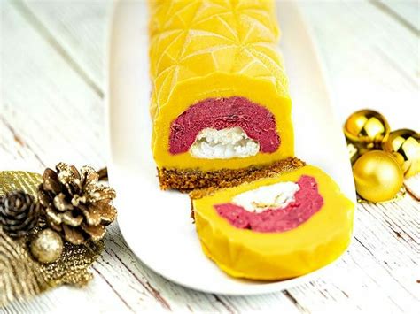 Bûche glacée mangue et framboise au thermomix Recipe Cart