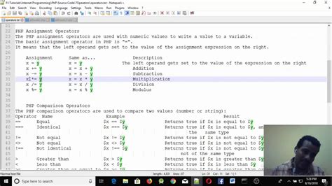 lecture 12 website php assignment operator programming tutorial in amharic á‰ áŠ áˆ›áˆ­áŠ› youtube