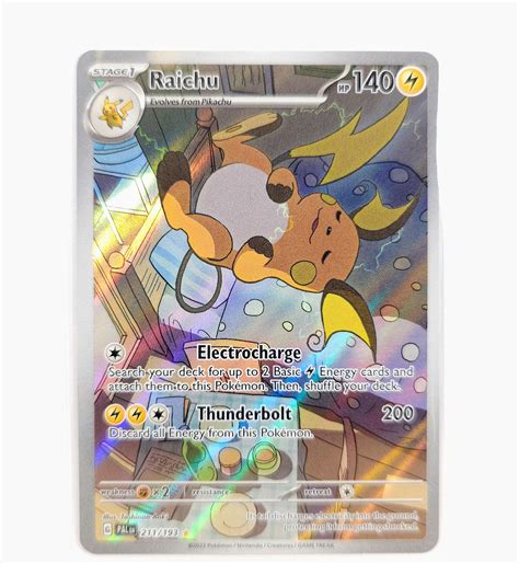 Pokémon TCG Raichu Illustration Rare Scarlet Violet Paldea Evolved