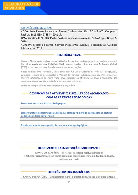 Práticas pedagógicas BNCC e a arte de educar Projeto de extensão