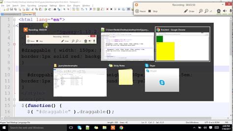 what is draggable and droppable in jquery youtube
