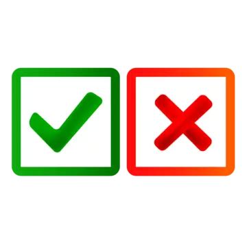 Right Wrong Vector Hd Png Images Green Red Right Wrong Button Design