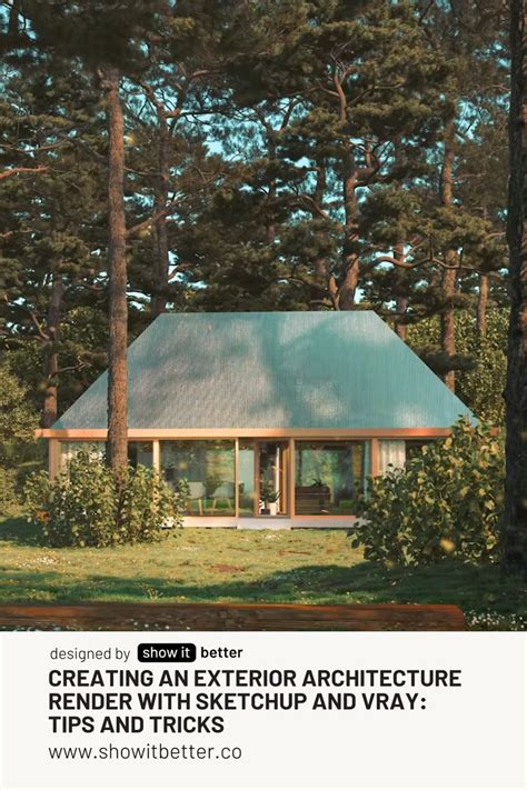 I Created An Exterior Render With Sketchup Vray THIS Is How In