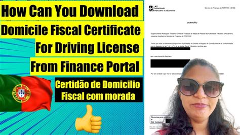 How Can You Download Certidão de Domicilio Fiscal morada