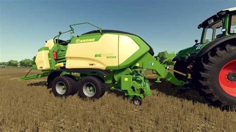 FS22 Дополнение Krone BigPack 1290 HDP VC StrawHarvest V1 0 Mody FS ru