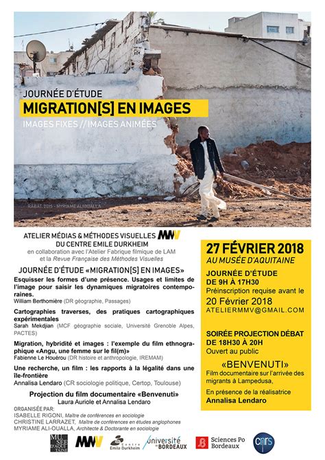 Journée détude Migration s en images 27 02 2018 Musée dAquitaine