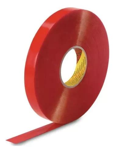 Cinta Adhesiva De Doble Cara Rollo Extra Fuerte De M Mm X M