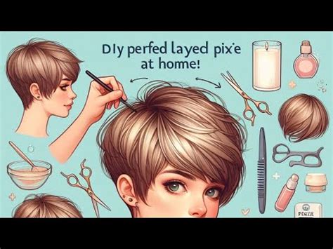 Pixie Perfect Easy Layered Haircut At Home Diy Layered Pixie Quick
