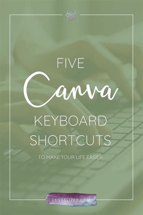 Five Useful Canva Keyboard Shortcuts Lena Elizer Designer And